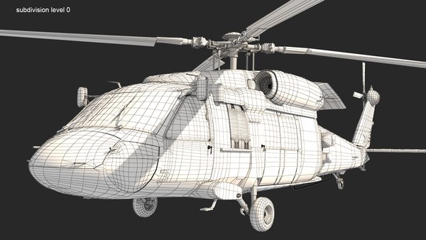 Black Hawk Helicopter ADF 3D model - TurboSquid 1843800