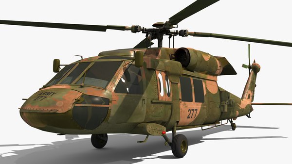 Black Hawk Helicopter ADF 3D model - TurboSquid 1843800