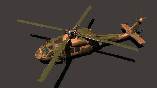 블랙호크 헬리콥터 ADF 3D 모델 - TurboSquid 1843800