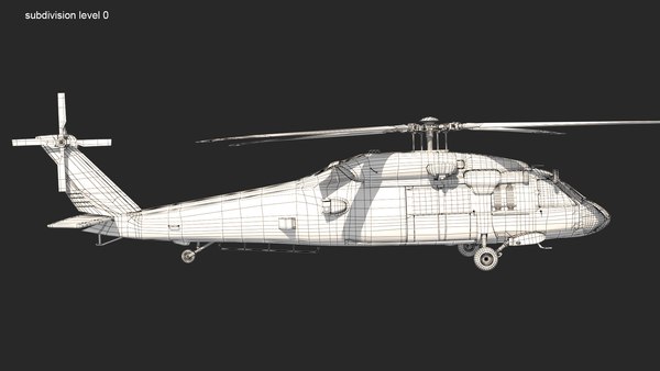 Black Hawk Helicopter ADF 3D model - TurboSquid 1843800