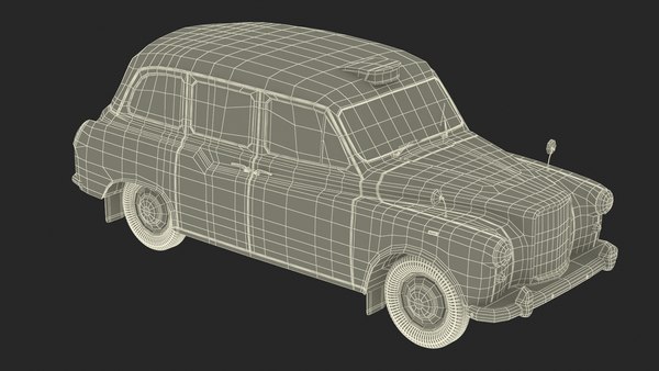 modelo 3d Taxi londinense antiguo FX4 - TurboSquid 2228928