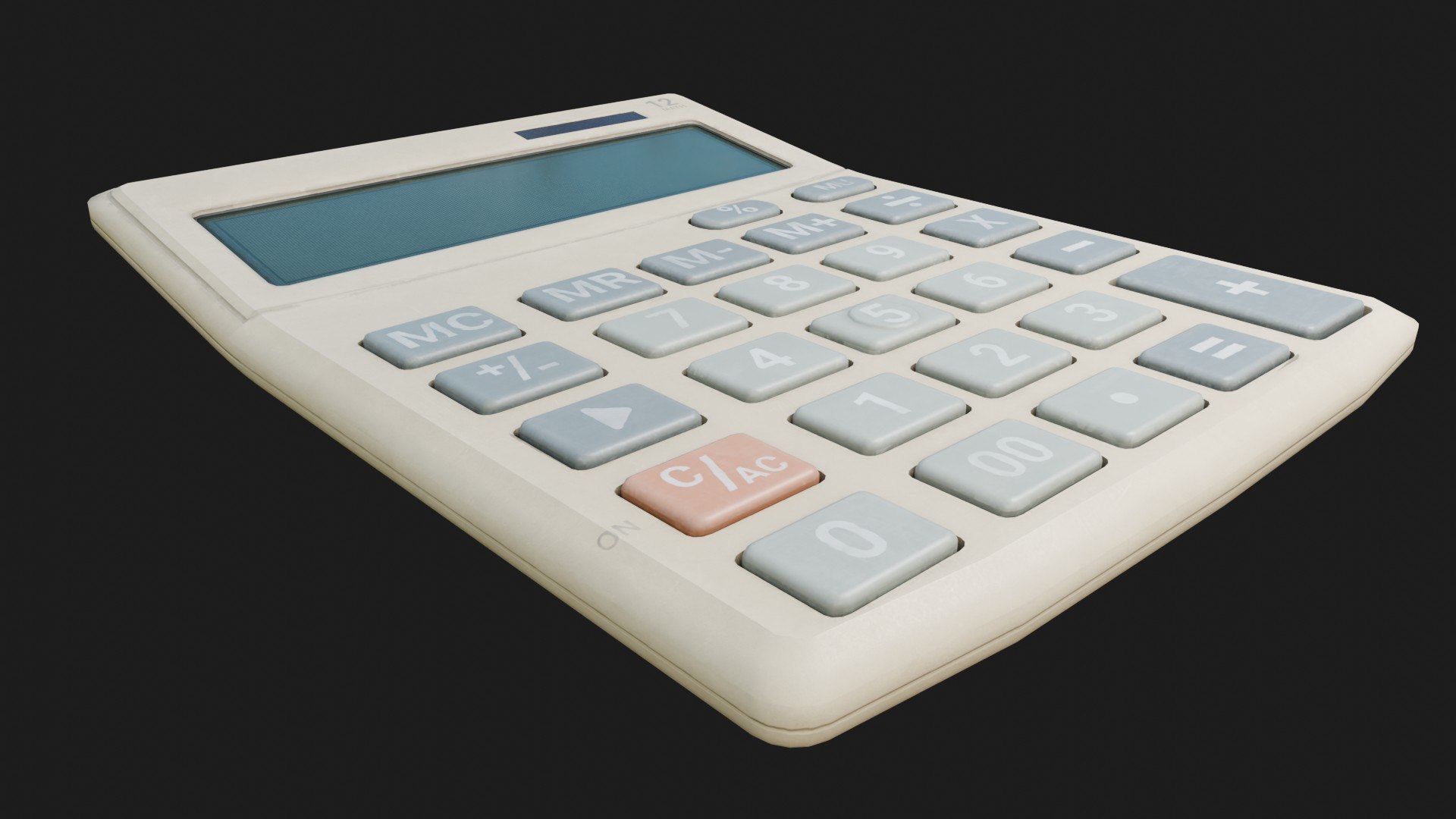 Vintage Calculator 3D Model - TurboSquid 2367085