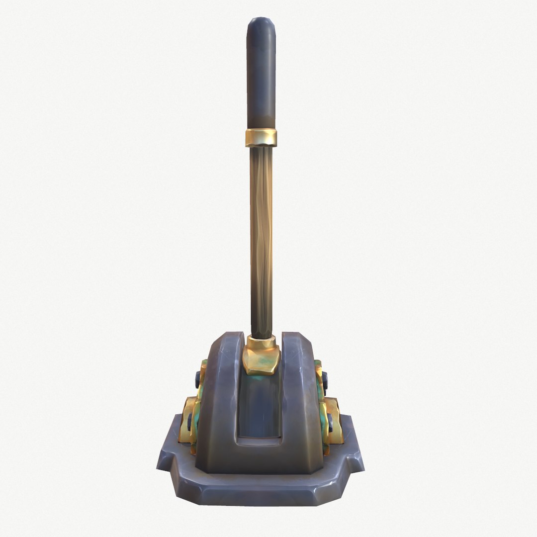 Stylized Lever 02 3D - TurboSquid 1639454
