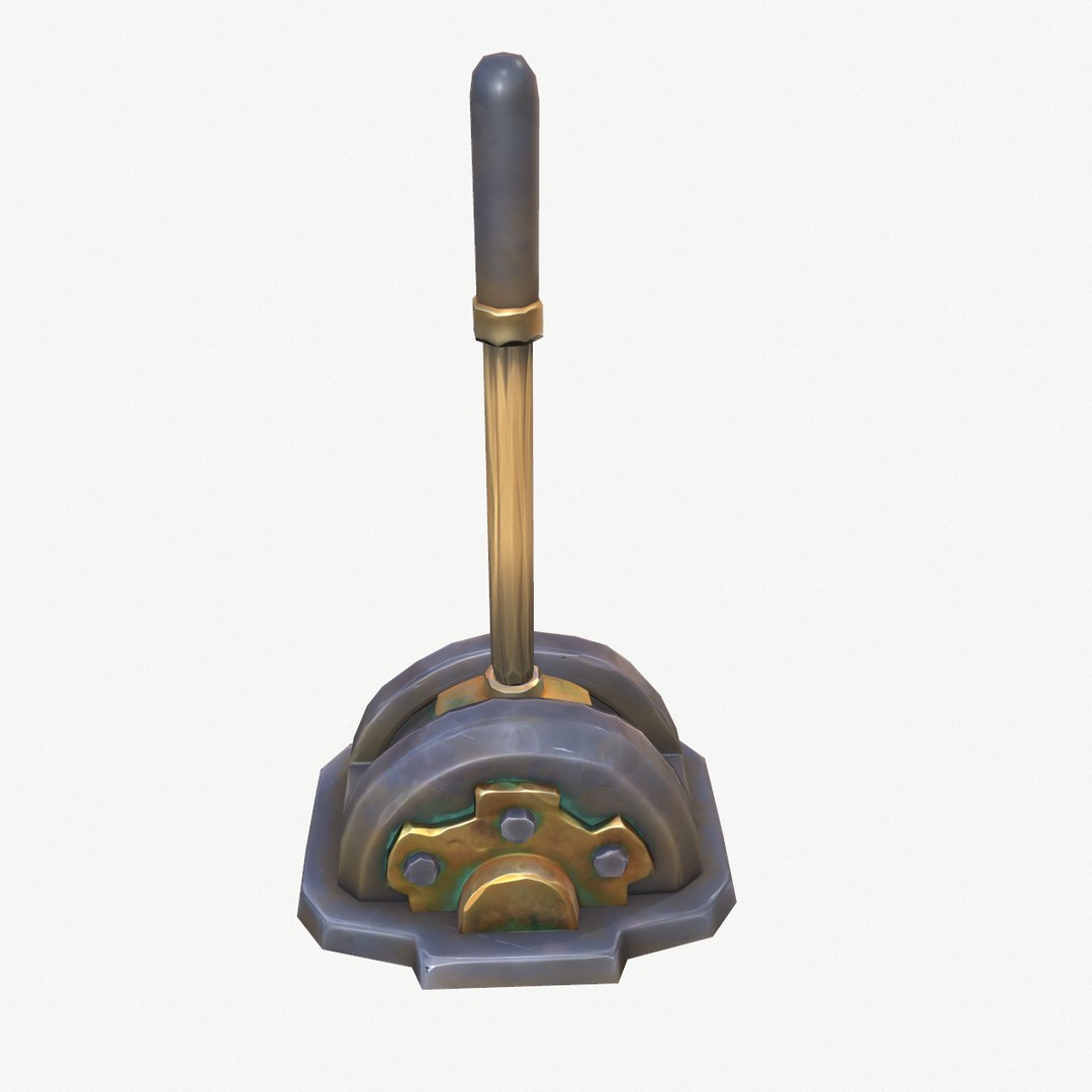 Stylized Lever 02 3D - TurboSquid 1639454