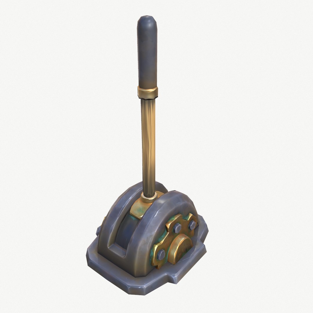 Stylized Lever 02 3D - TurboSquid 1639454