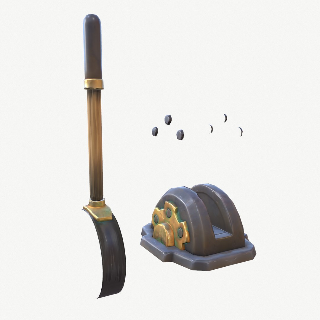 Stylized Lever 02 3D - TurboSquid 1639454