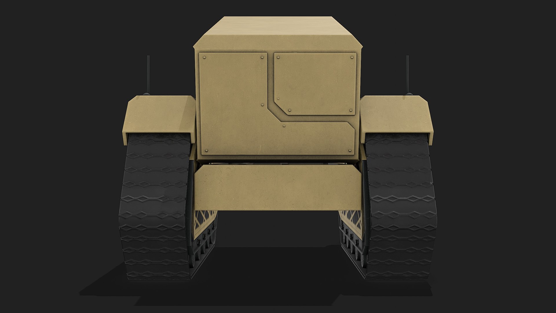 Smart Military MLRS Robot - Yellow model - TurboSquid 2168282