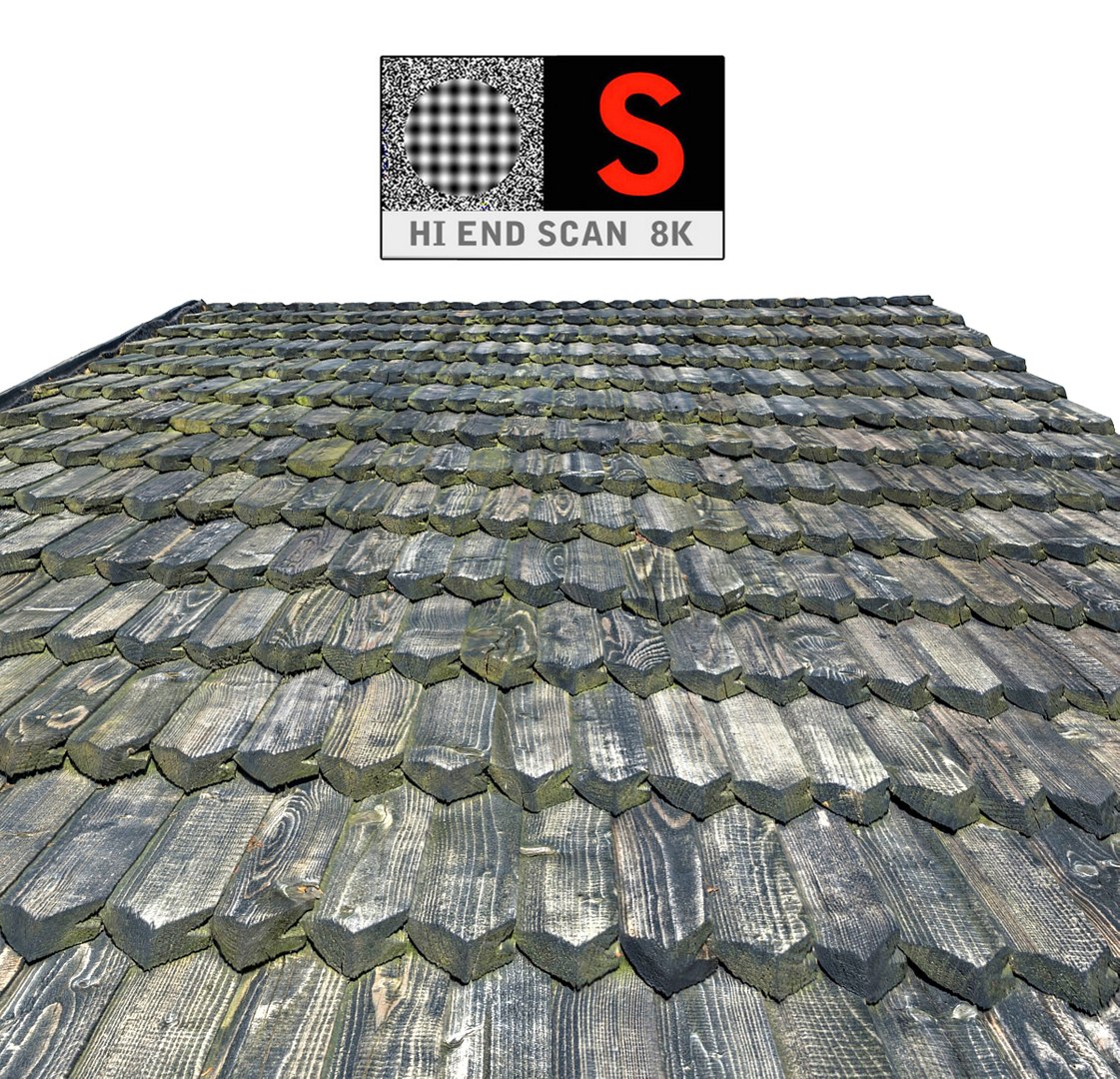 3D Wooden Roof Scan - TurboSquid 1151827