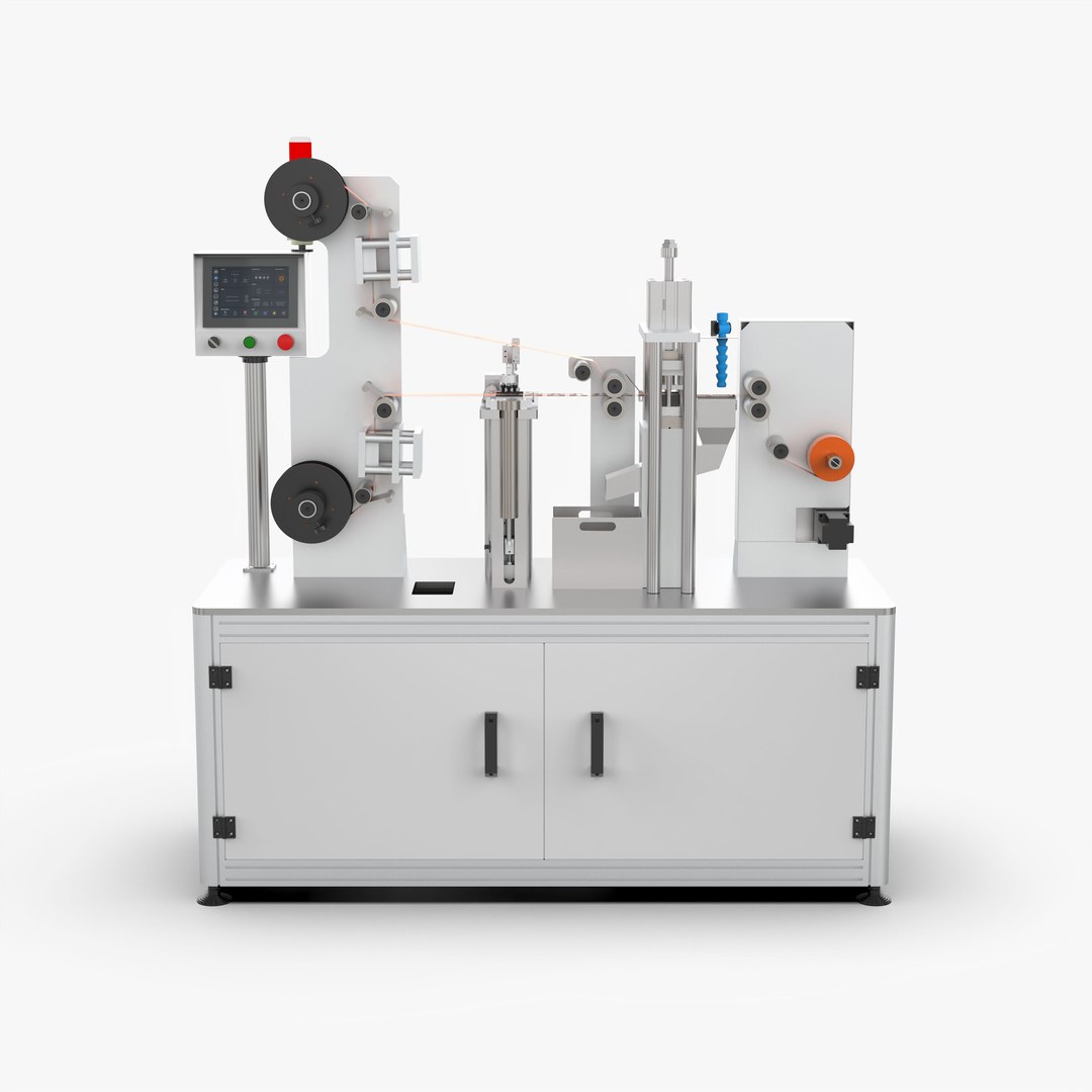 3D Automatic Double Side Lamination Cutting Machine - TurboSquid 2023408