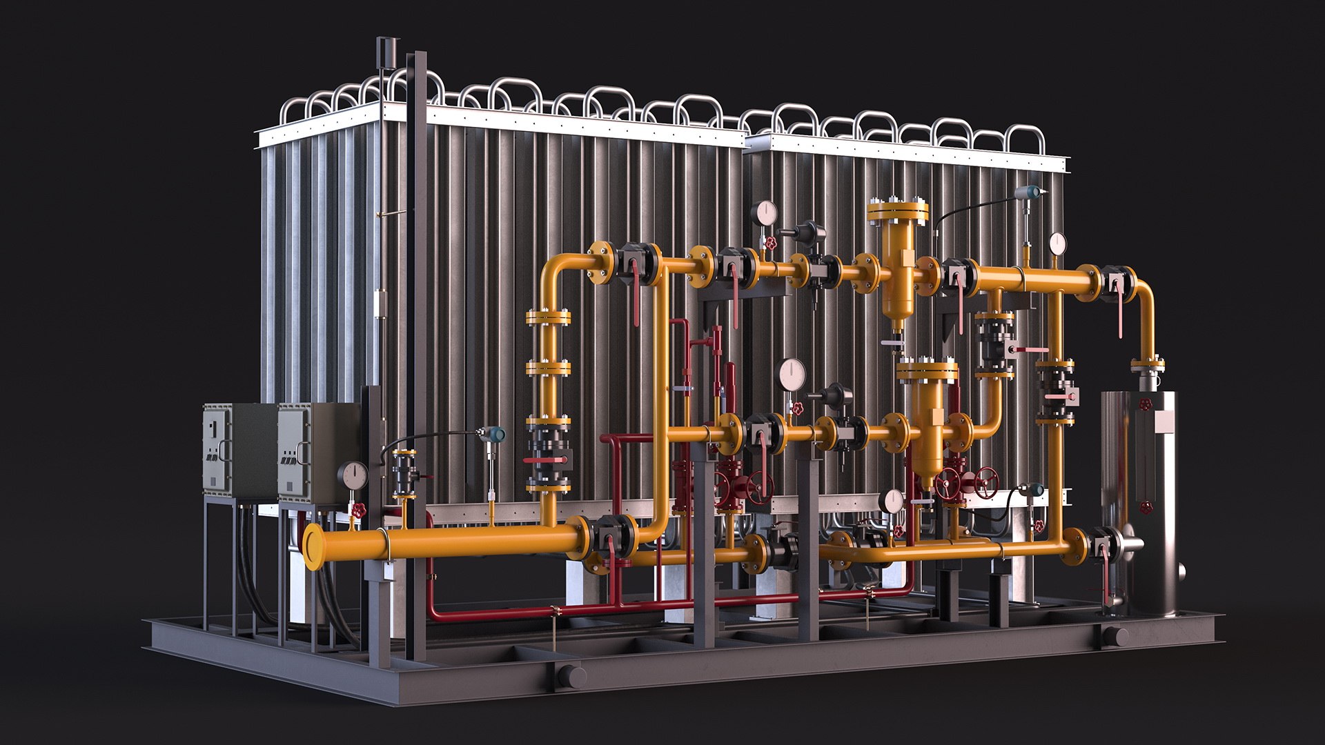 3D LNG Gas Filling Station Model - TurboSquid 2246246