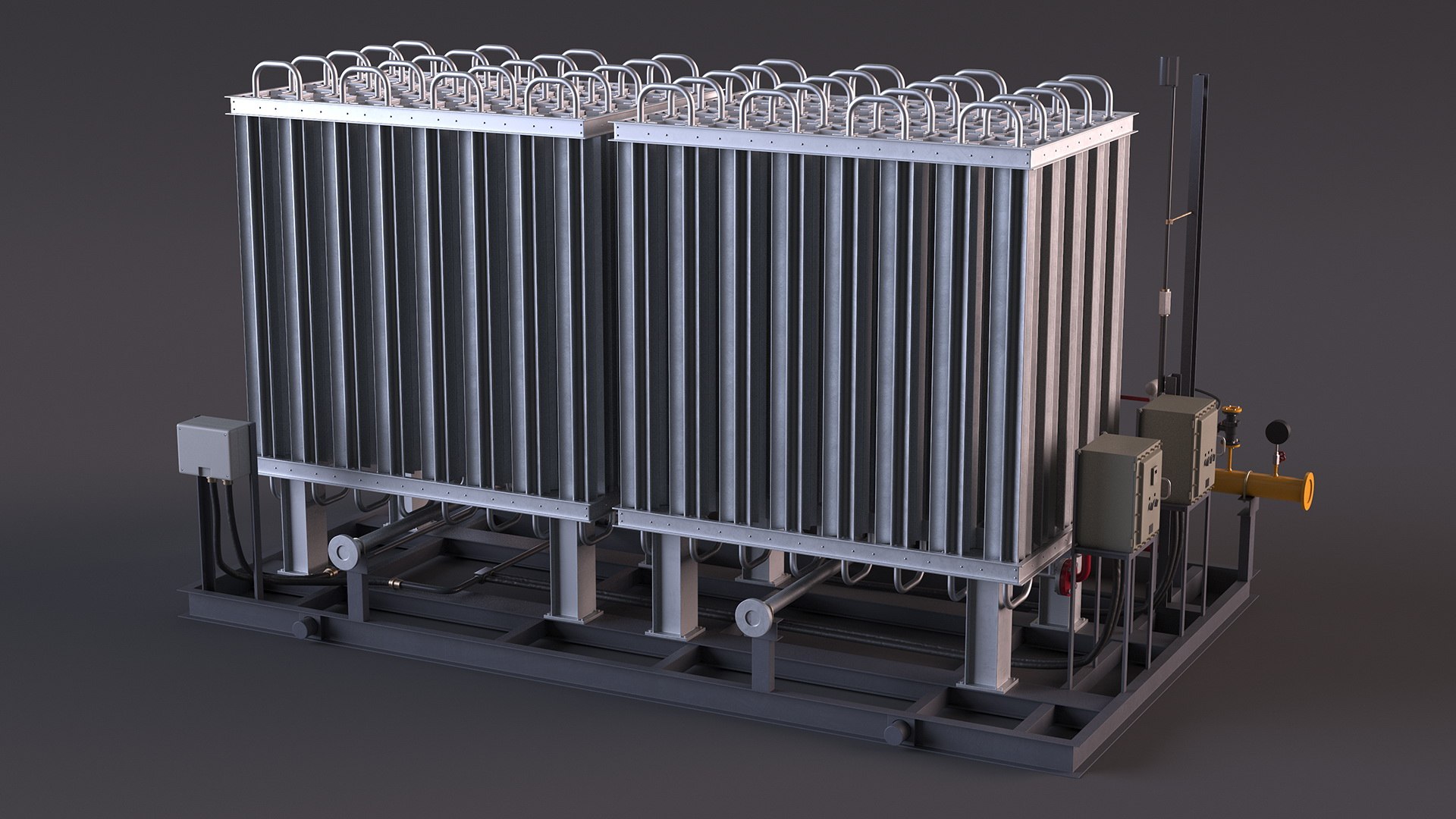 3D LNG Gas Filling Station Model - TurboSquid 2246246