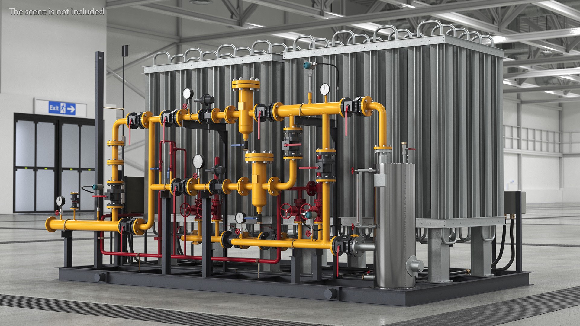 3D LNG Gas Filling Station Model - TurboSquid 2246246