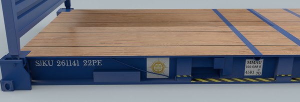 Flat rack container 3D - TurboSquid 1613997