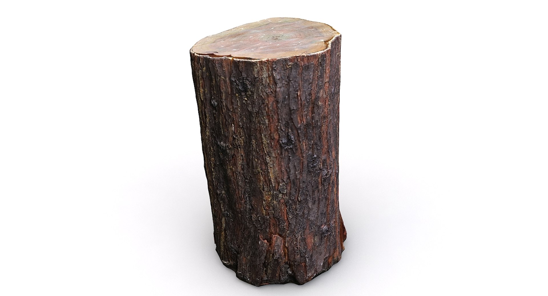 3D Wet Tree Trunk Seat - TurboSquid 1411428