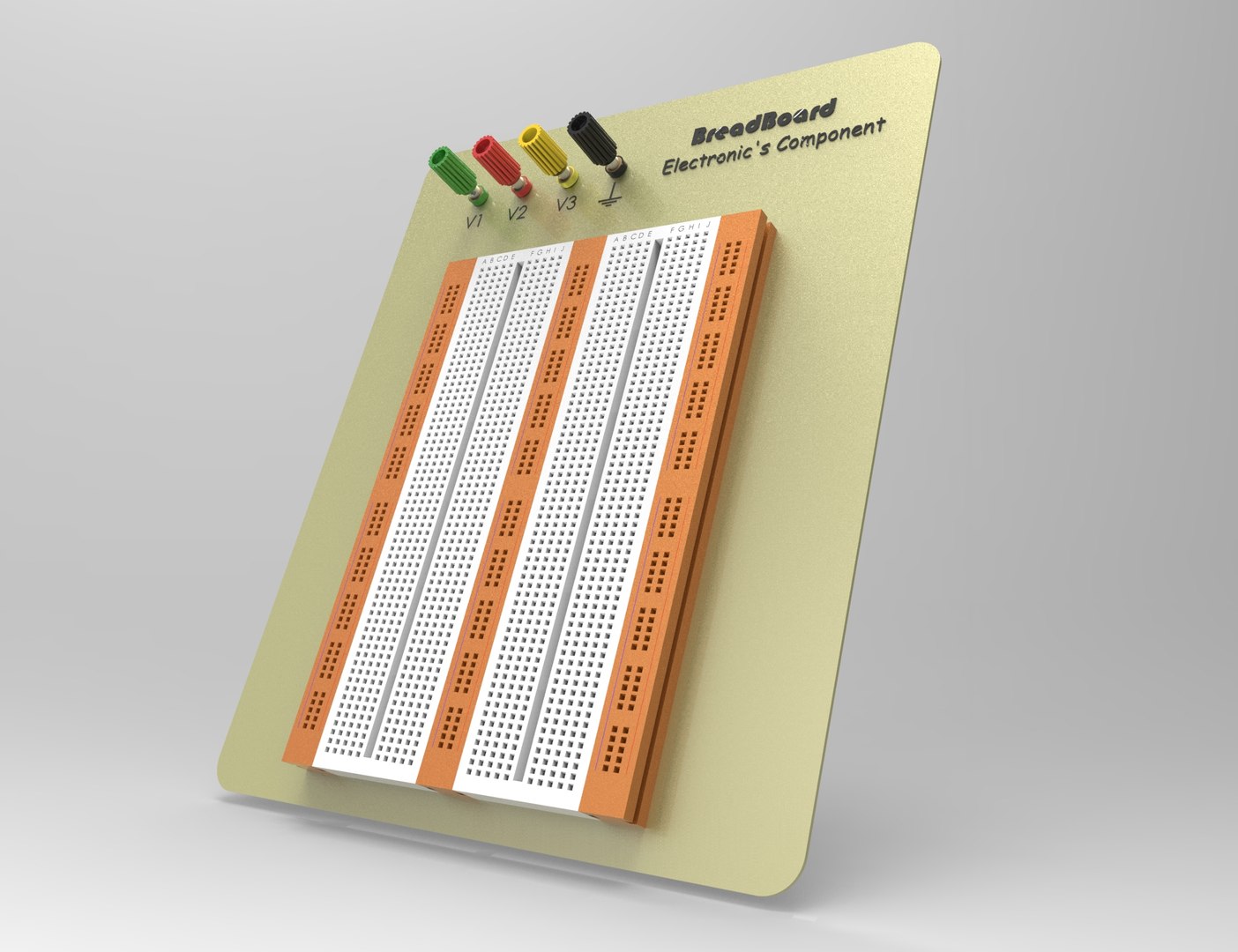 3D Breadboard - TurboSquid 1344270