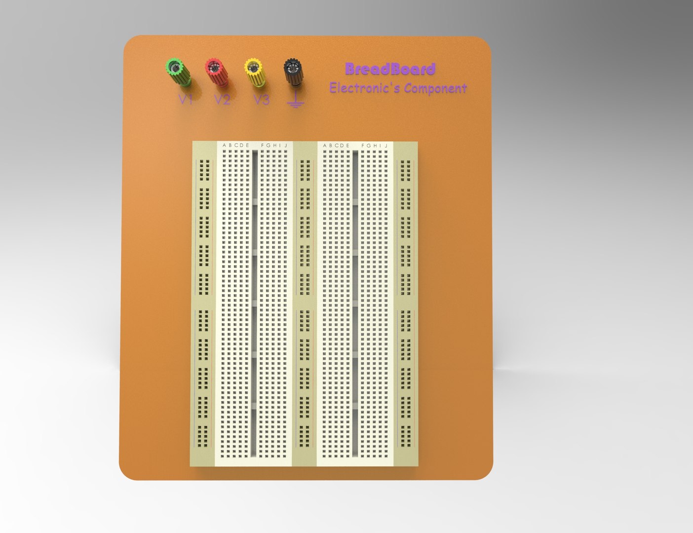 3D Breadboard - TurboSquid 1344270