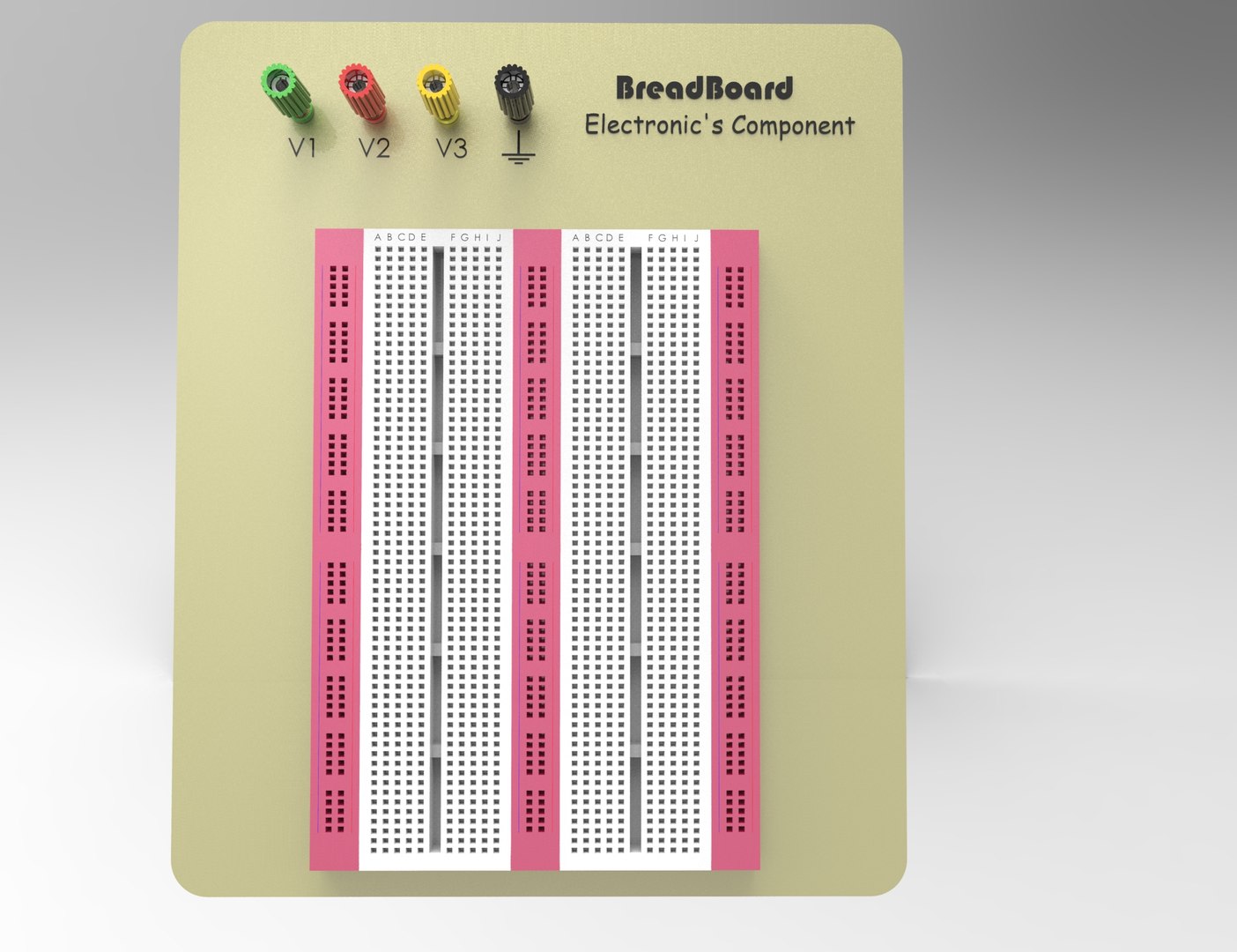 3D Breadboard - TurboSquid 1344270