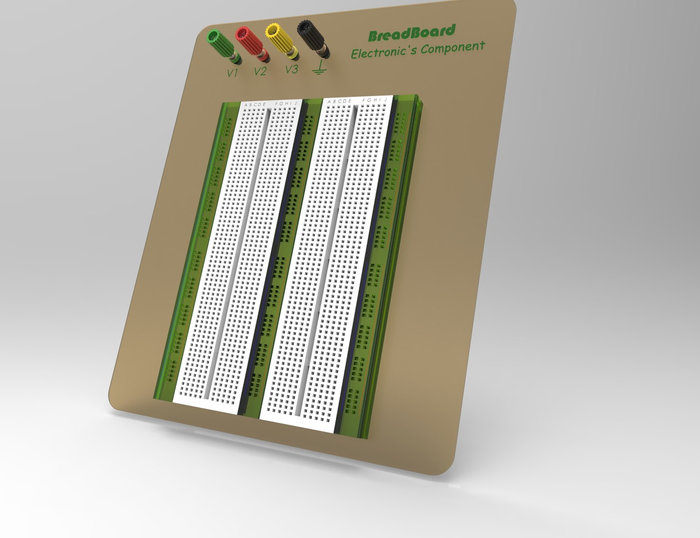 3D Breadboard - TurboSquid 1344270