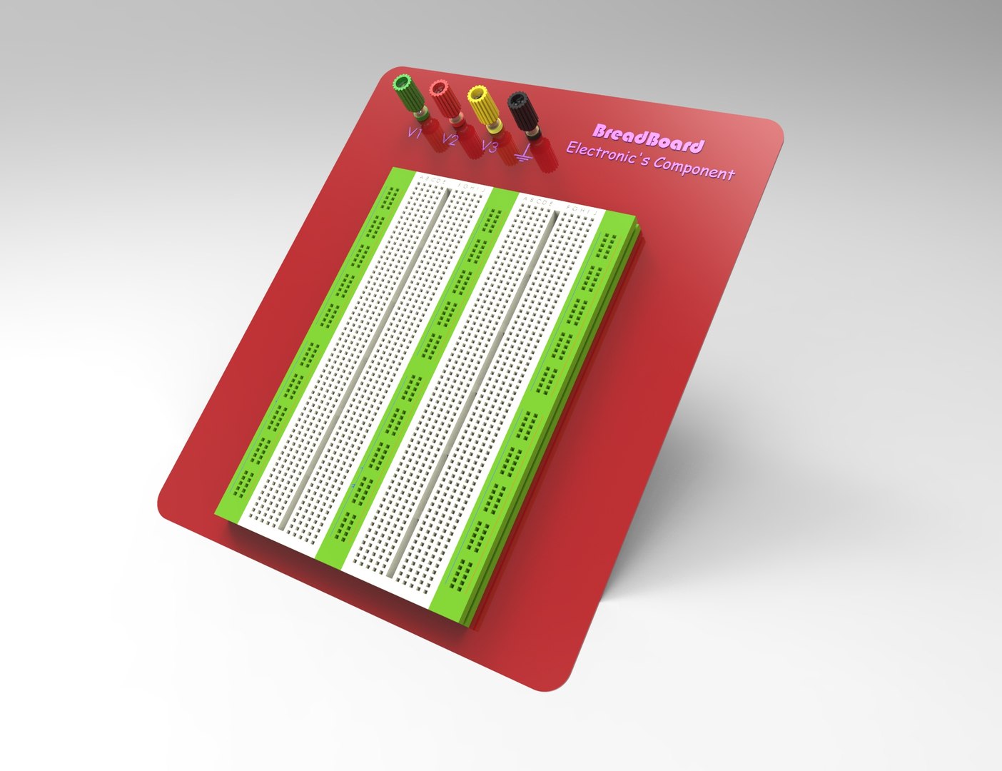 3D Breadboard - TurboSquid 1344270