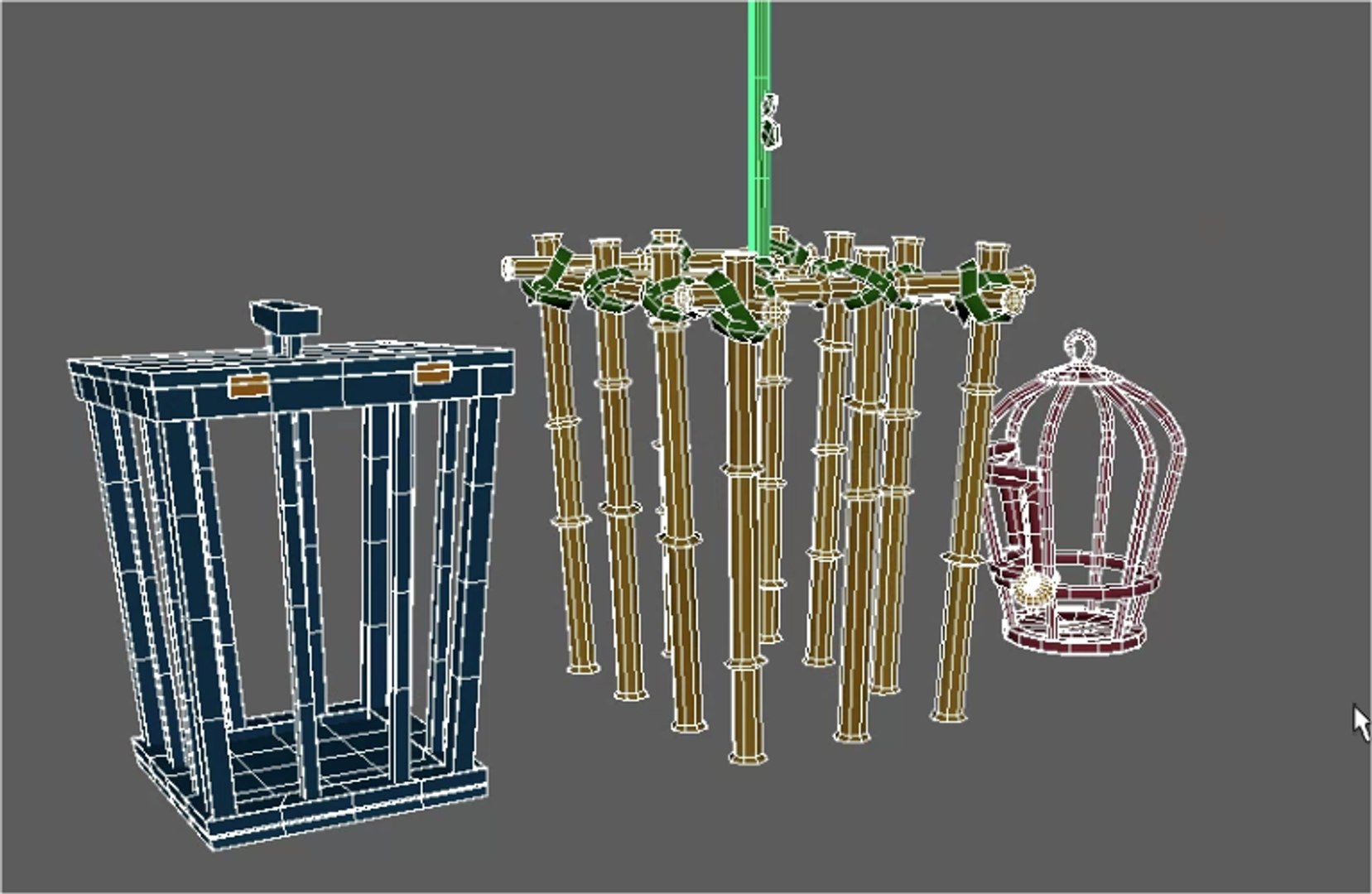 Bambu cage 3D - TurboSquid 1639947