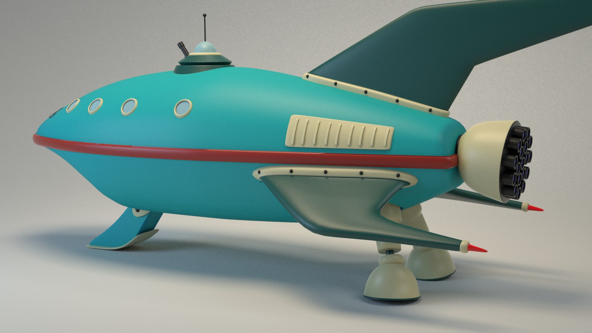 Planet Express Ship 3D Model - TurboSquid 1985653