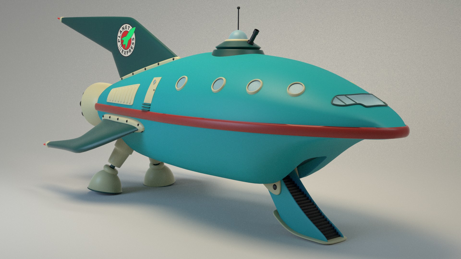 Planet Express Ship 3D Model - TurboSquid 1985653