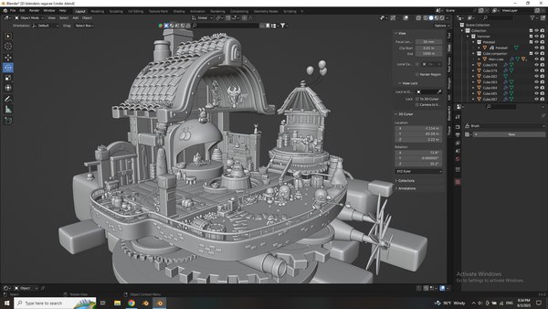 3D модель инди-хаус - TurboSquid 2131353