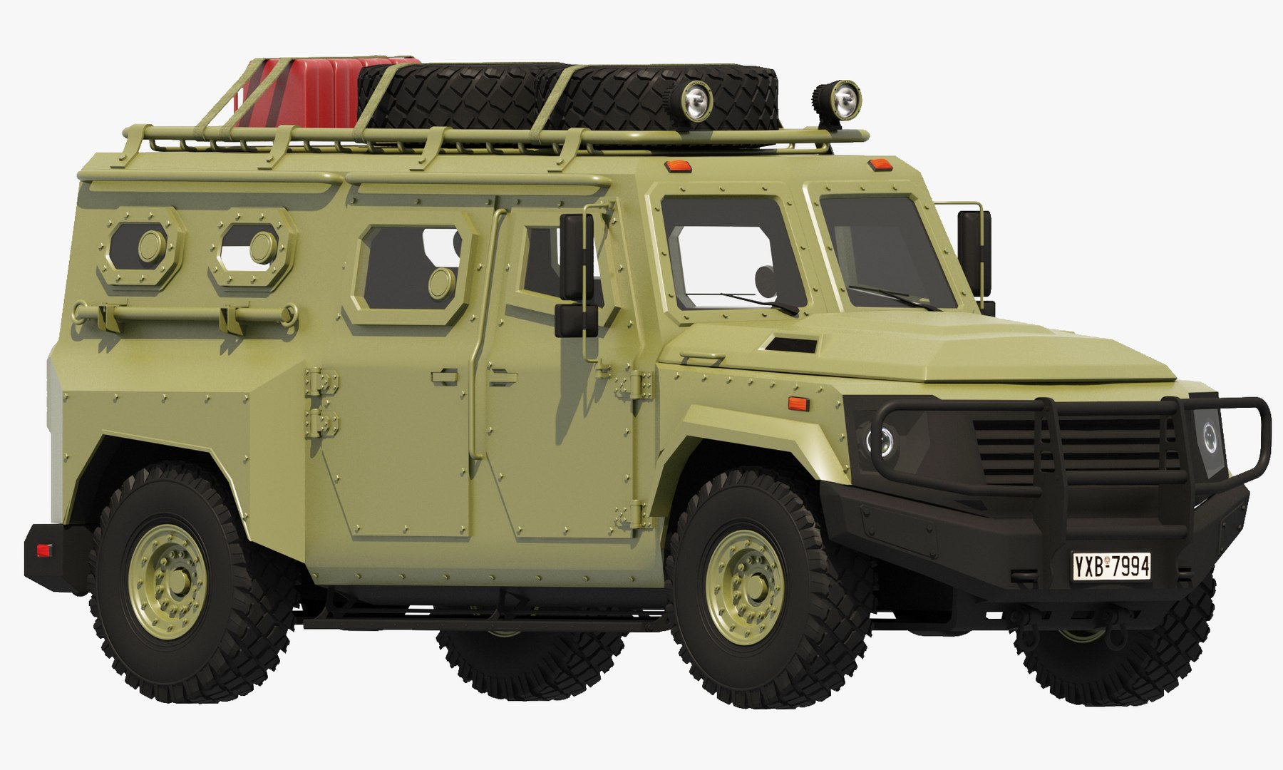 Military vehicle 3D model - TurboSquid 1947062