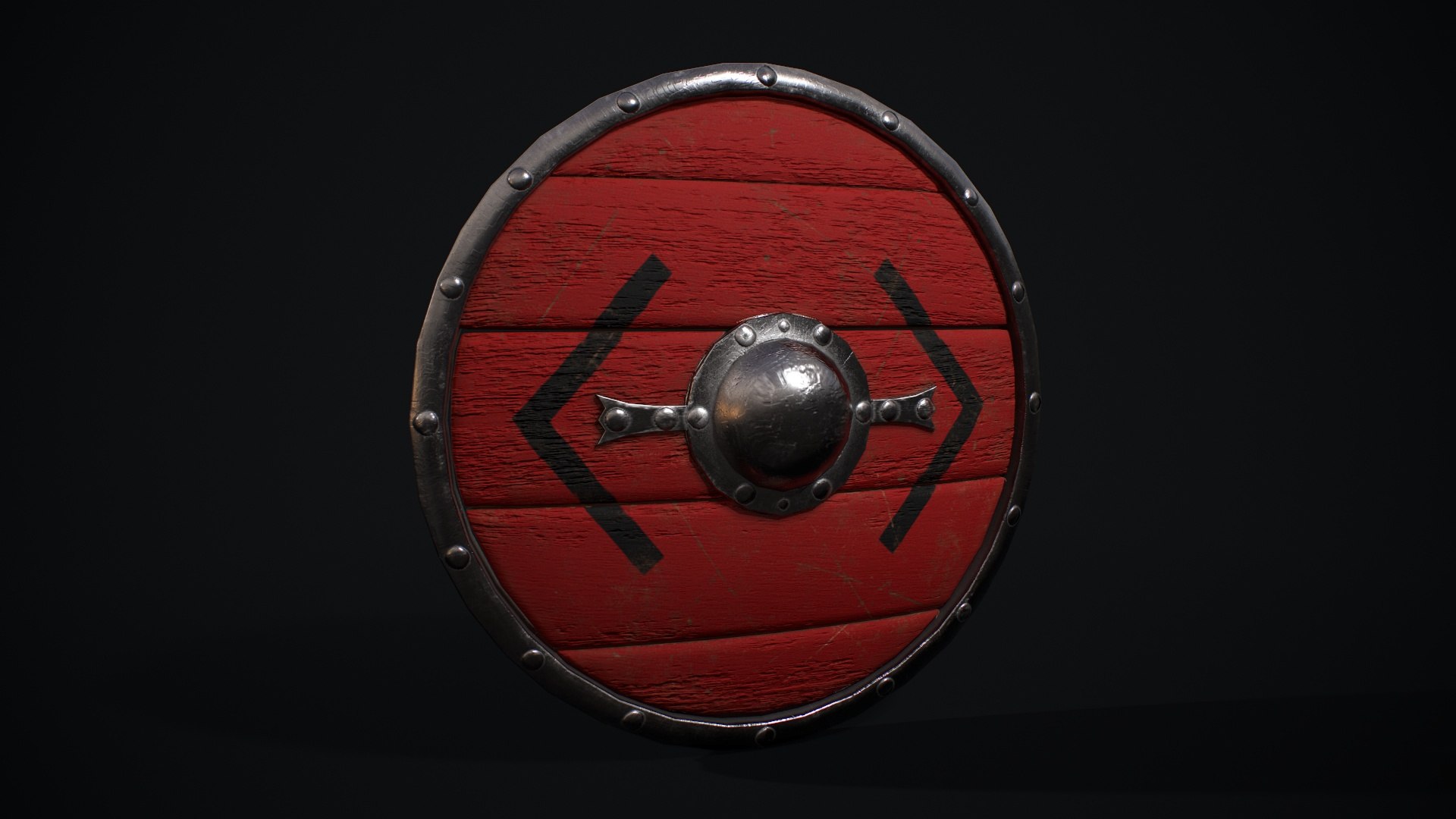 Viking shield 3D model - TurboSquid 1555497