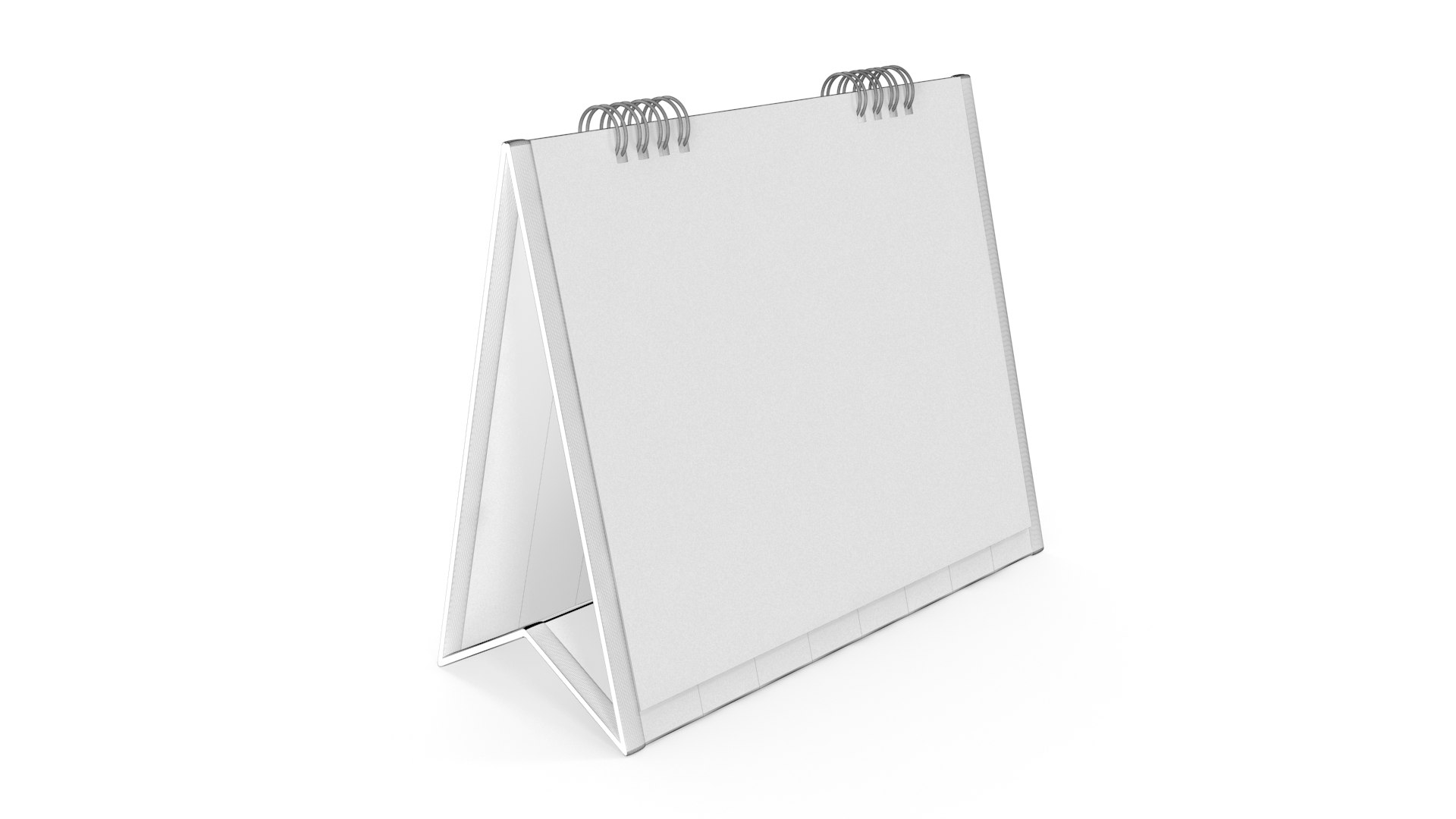 Desktop Calendar 3D model - TurboSquid 2167319