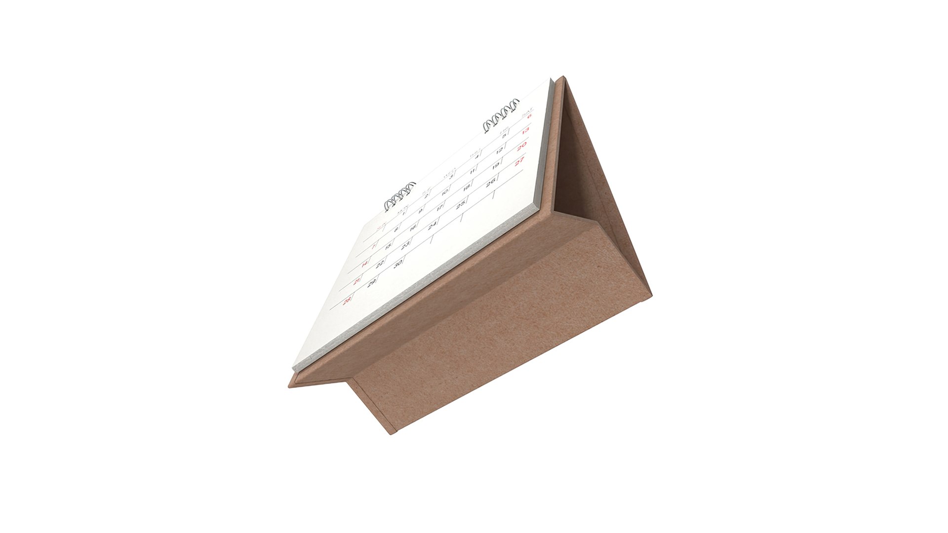 Desktop Calendar 3D model - TurboSquid 2167319