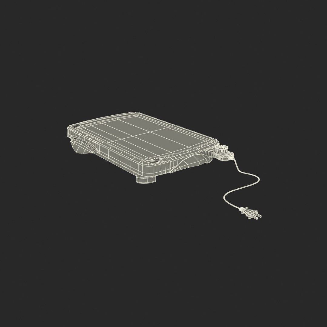 electric griddle 3d model