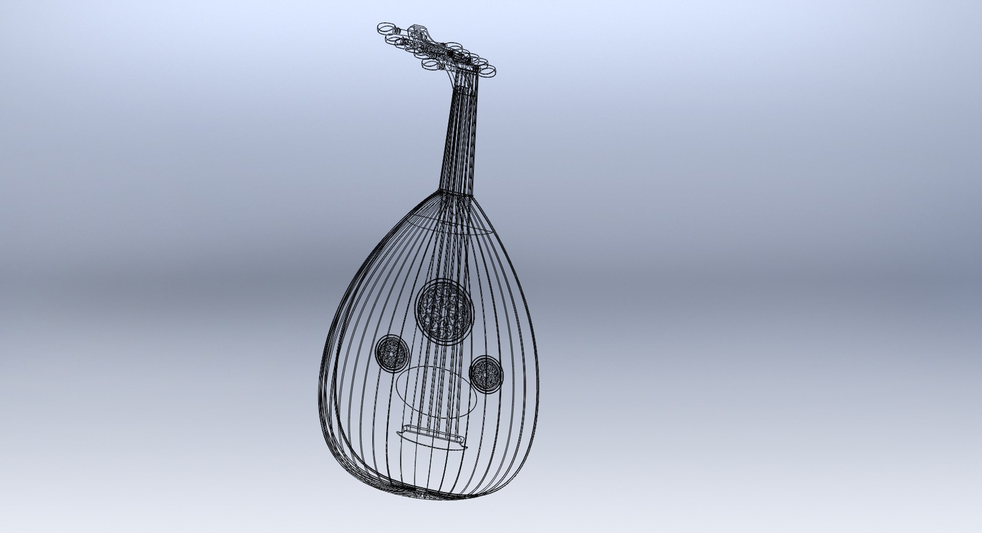 Oud Instrument 3D Model - TurboSquid 1446689