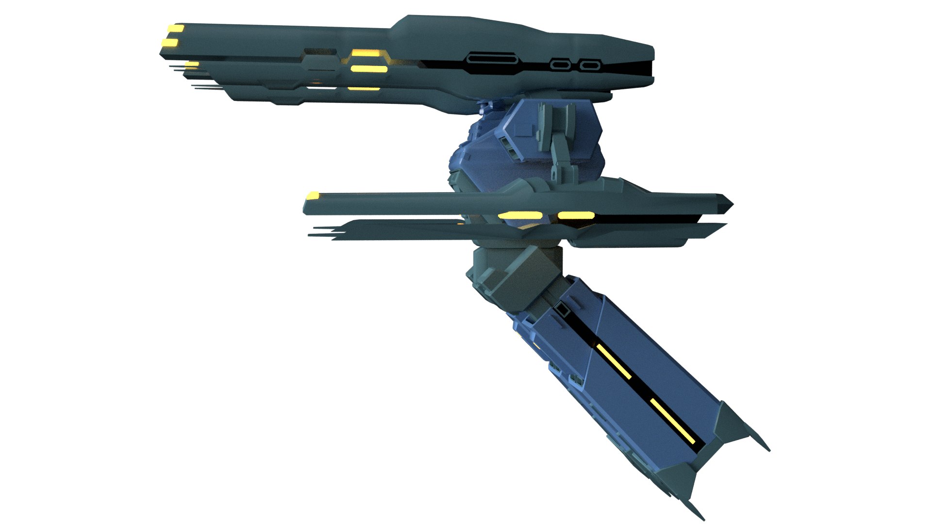 Macross Cannon 3D Model - TurboSquid 1864365