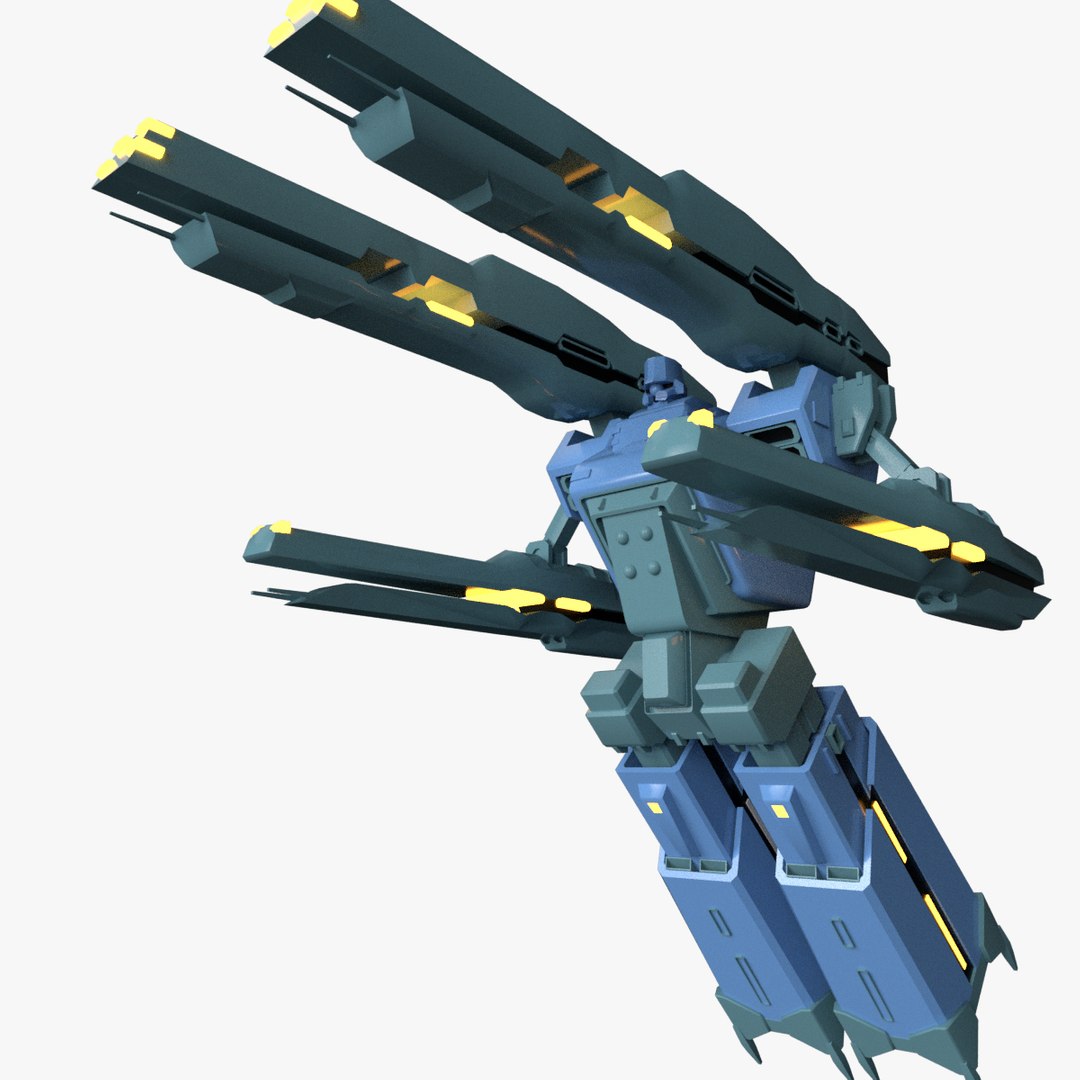 Macross Cannon 3D model - TurboSquid 1864365