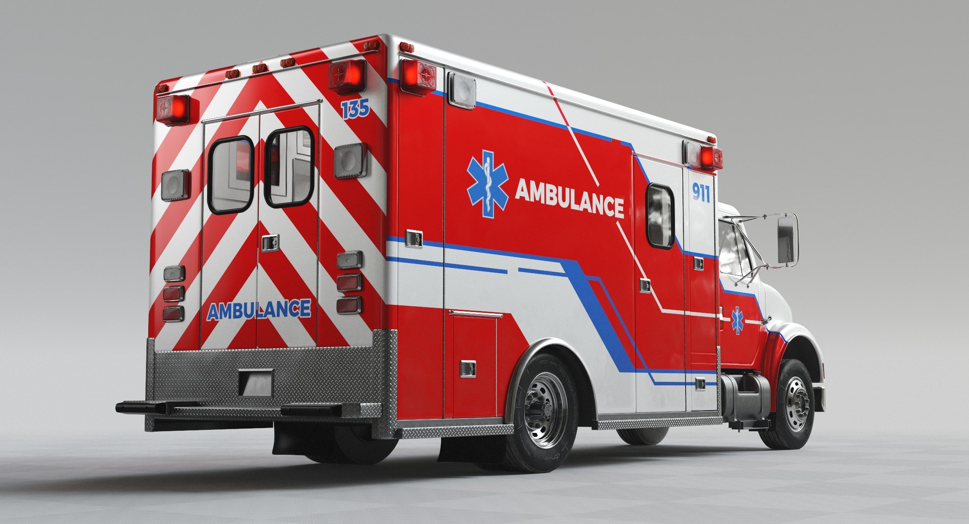 Ambulance 3D model - TurboSquid 1426821