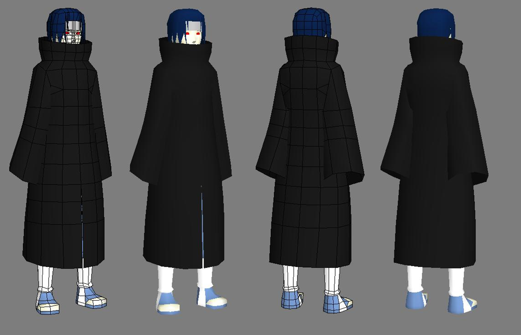 free uchiha itachi 3d model