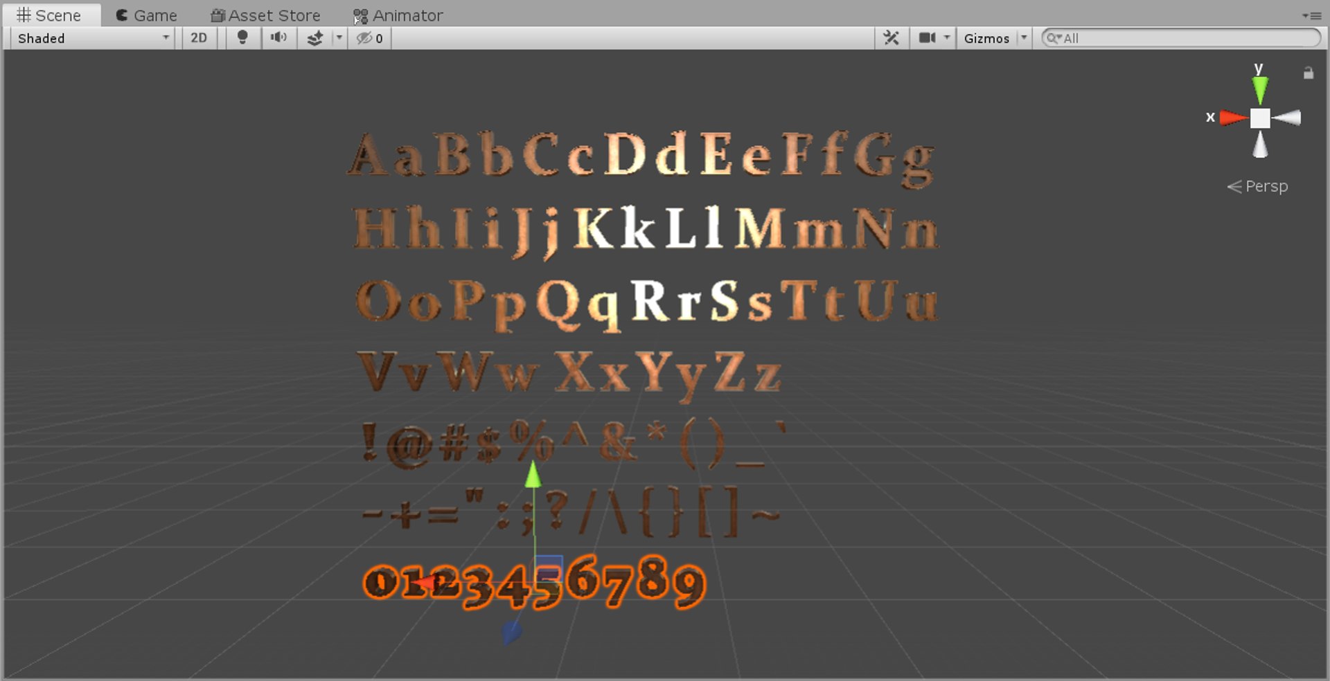 English Letters 3D Model - TurboSquid 1501718