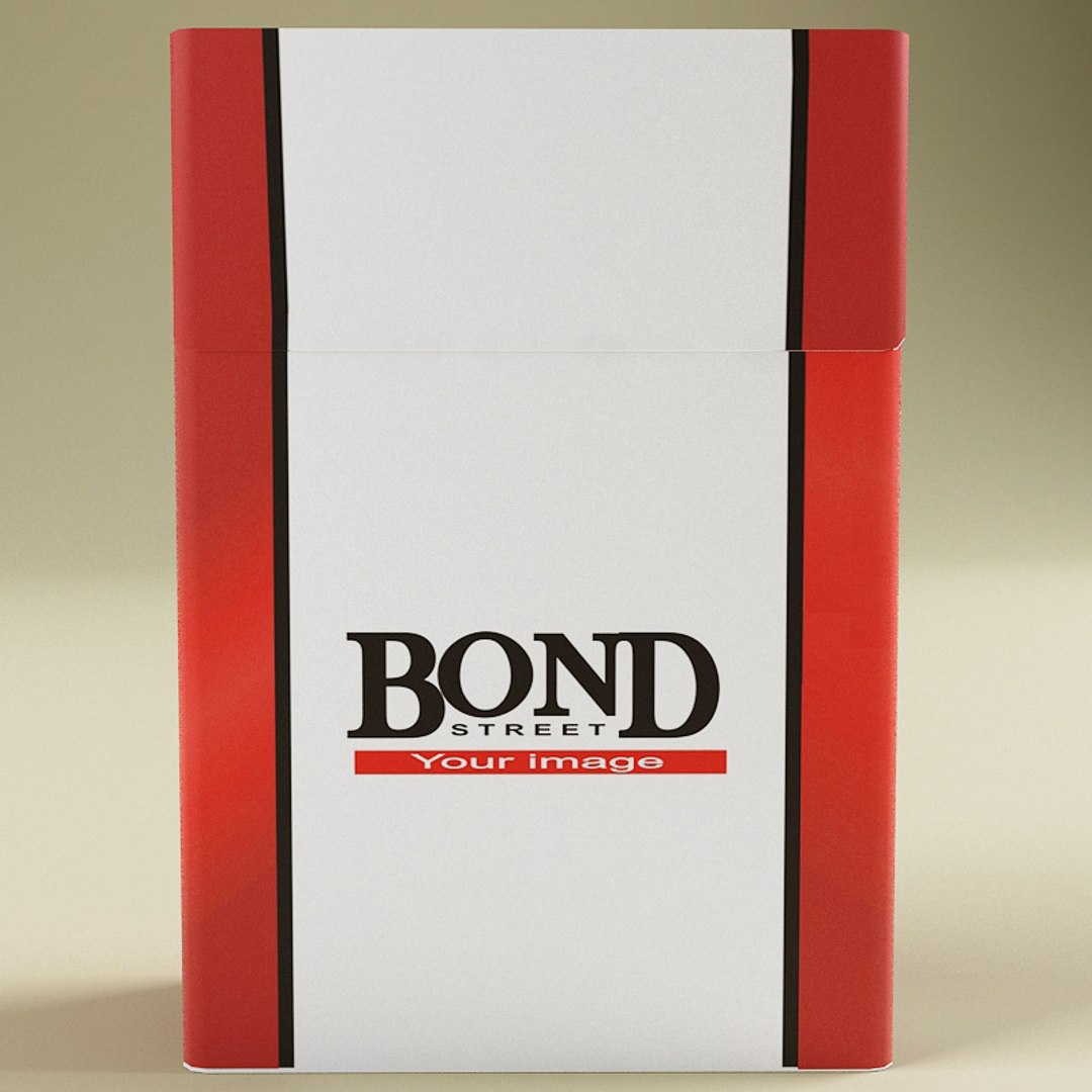 Bond Cigarettes 3d Model