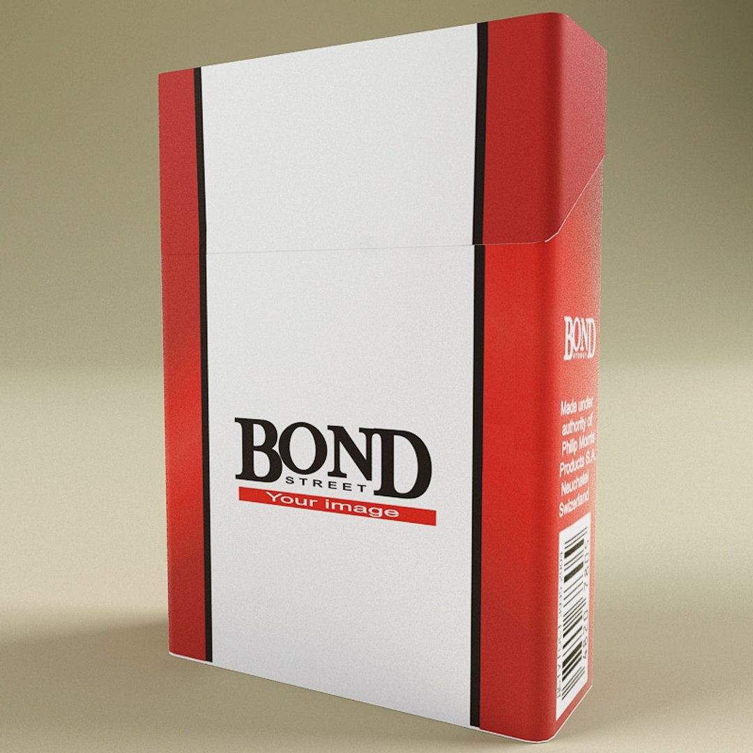 Bond Cigarettes 3d Model
