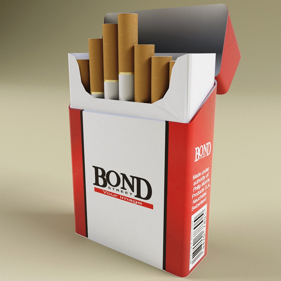Bond Cigarettes 3d Model