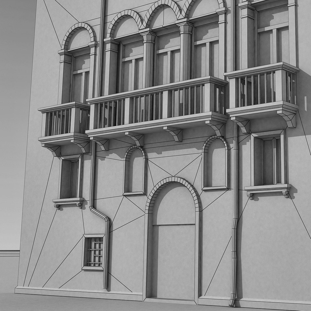 3d Building Italian