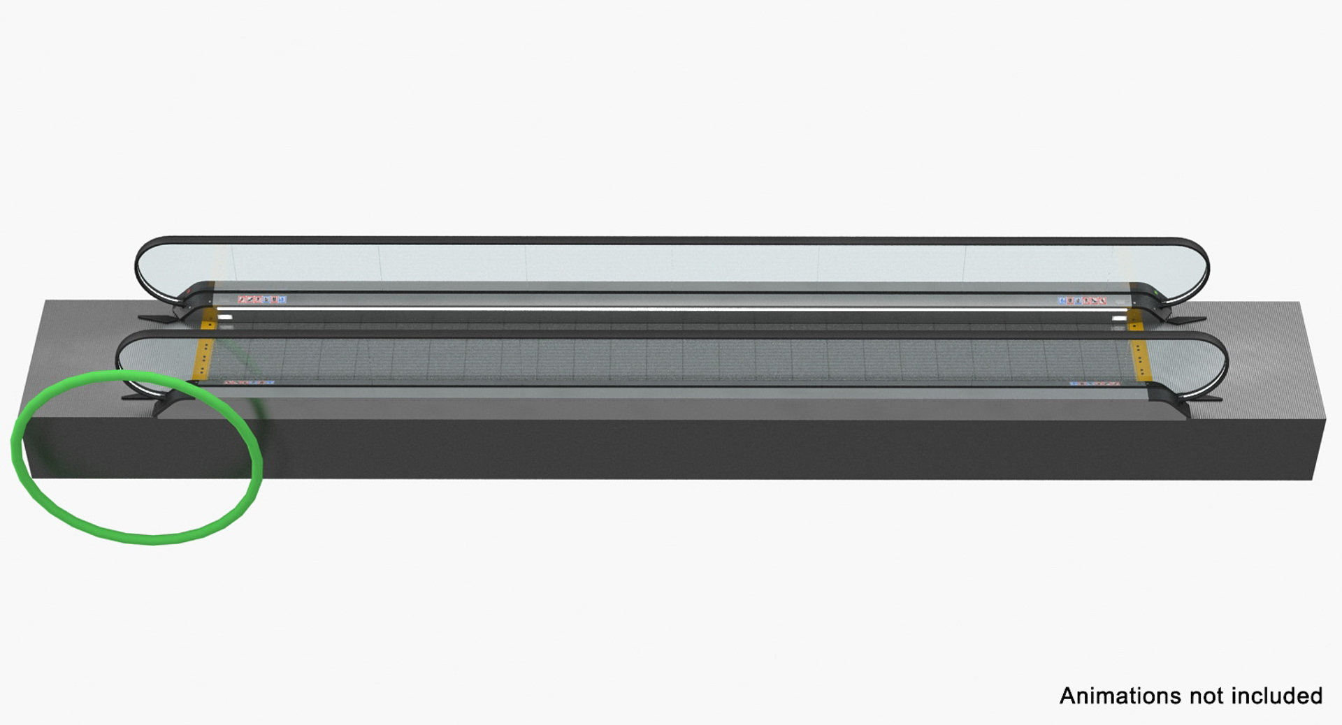 3D Airport Moving Walkway Rigged Model - TurboSquid 1249648