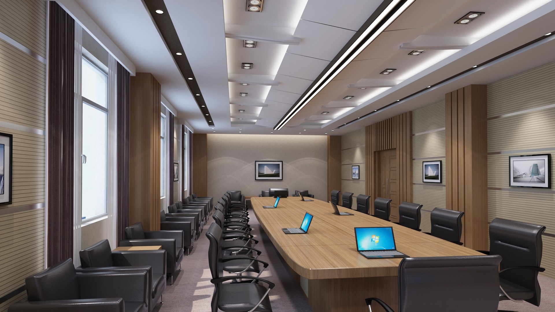 Conference Room 09 3D Model - TurboSquid 2174896