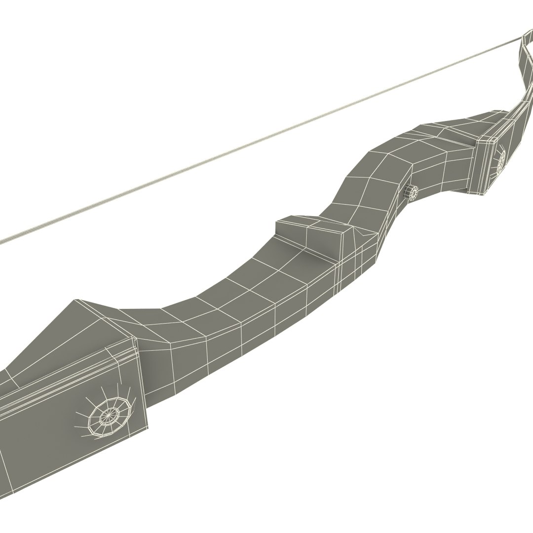 3d Recurve Bow Impala Model