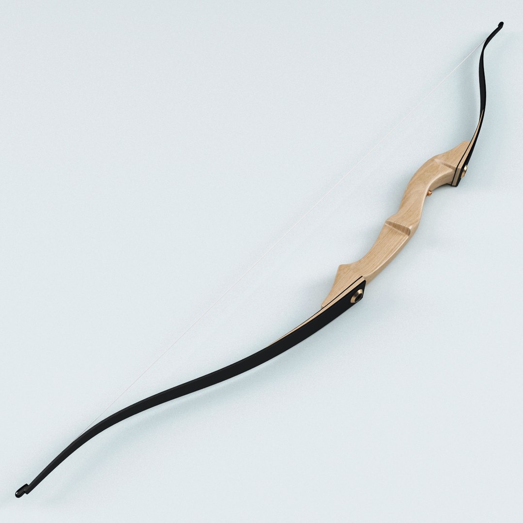 3d Recurve Bow Impala Model
