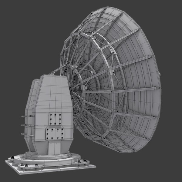 3d satellite dish