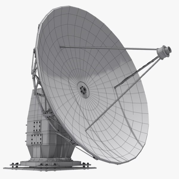 3d satellite dish