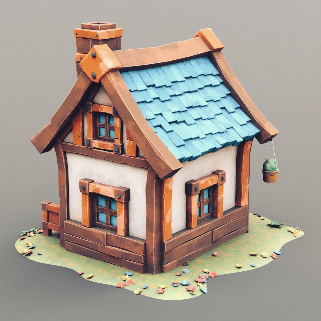 Small Cottage 03 3D Model - TurboSquid 2122018