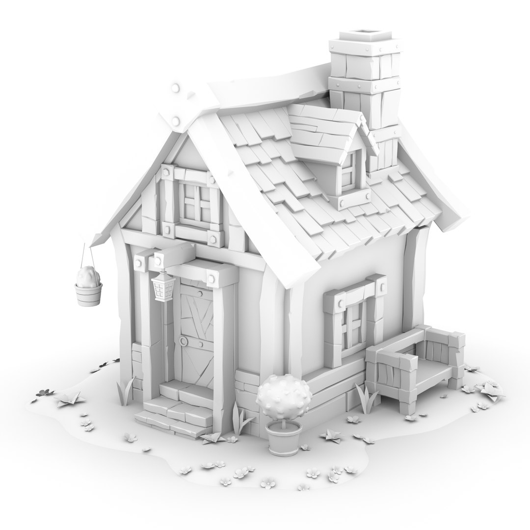 Small Cottage 03 3D Model - TurboSquid 2122018